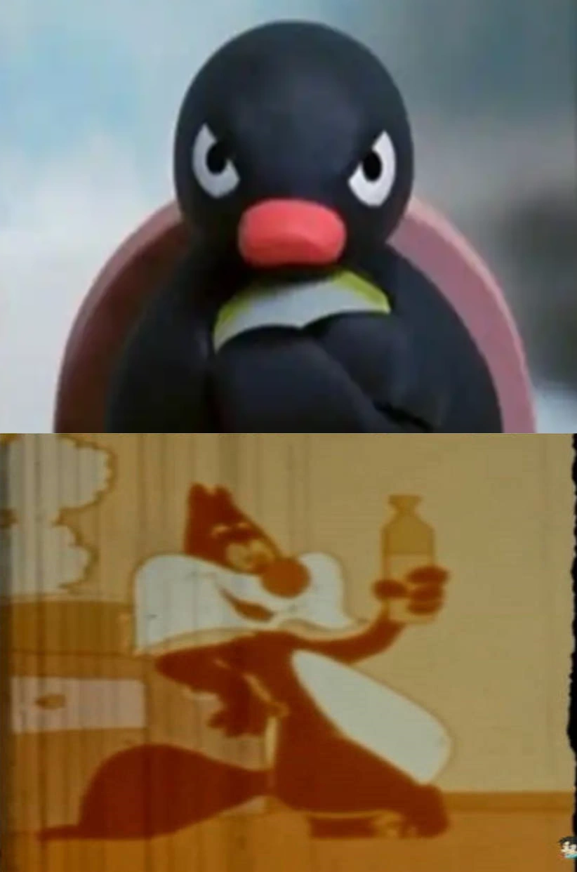Pingu Hates Gatto Evaristo by MaxietheFox2005 (DeviantArt stuff) | Fan ...