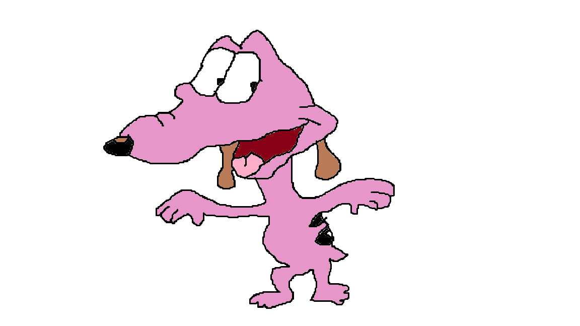Courage the Cowardly Dog in style of Dijon (art STUFF) | Fan art Fun ...