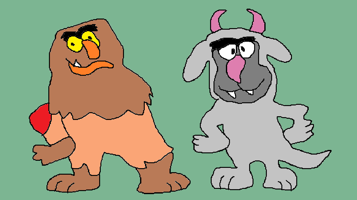 Quentin Tracy "RT" 1977 - Modern Disney styled Sweetums and Doglion ...