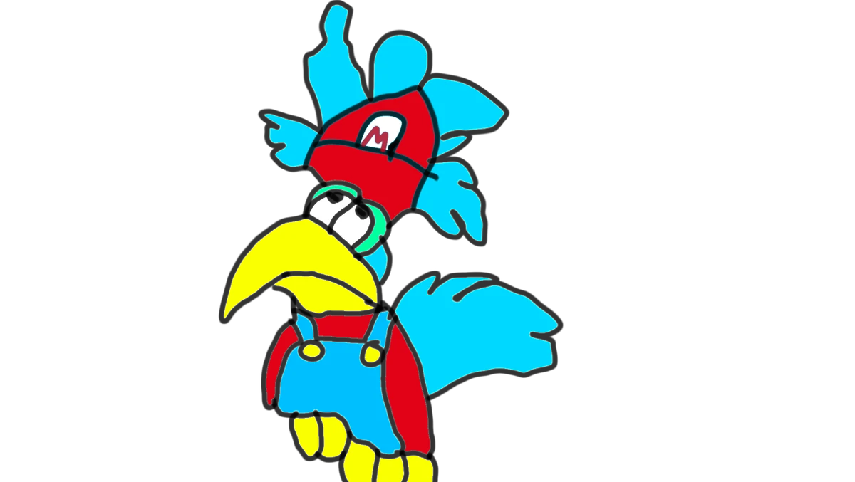 Mel Bird as Mario | Fan art Fun Wiki | Fandom