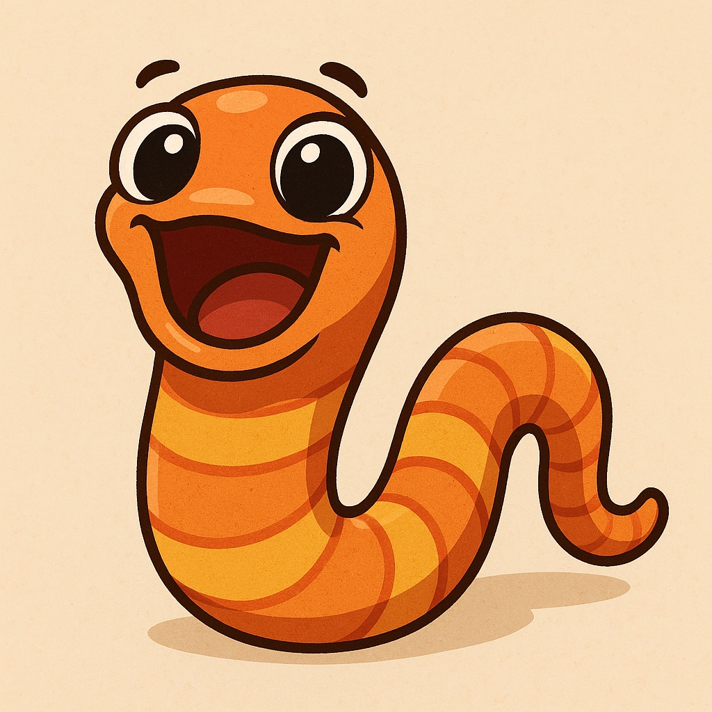 Slimey the Worm from Sesame Street (Copilot AI stuff) | Fan art Fun ...