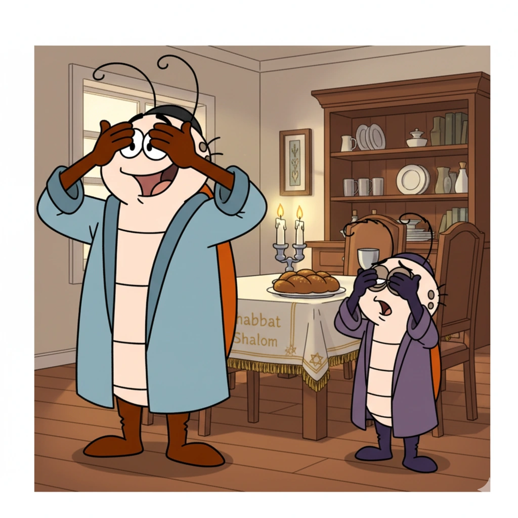 Rube Roach and Reg Roach are doing a shabbat blessing and prayer with ...