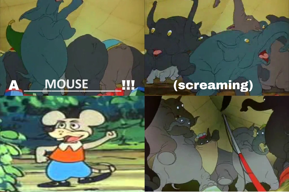 Pip scared the elephants in Dumbo by joseluislobatohumane (DeviantArt ...