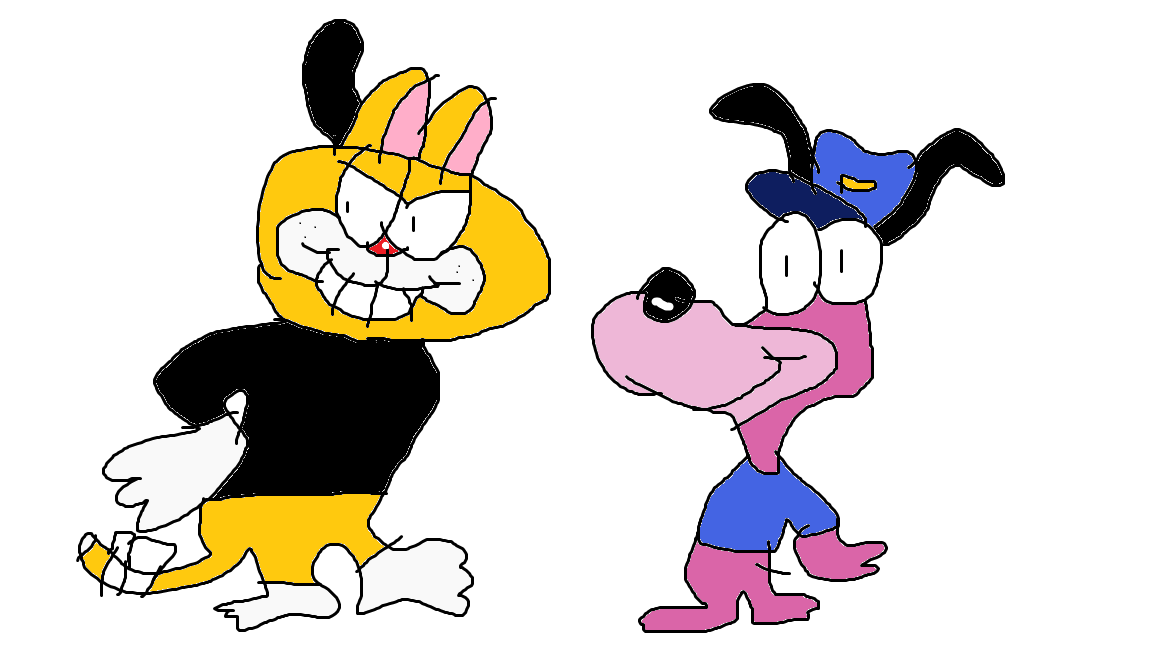 Rowdy and Peanut (Jim Davis style) (art STUFF) | Fan art Fun Wiki | Fandom