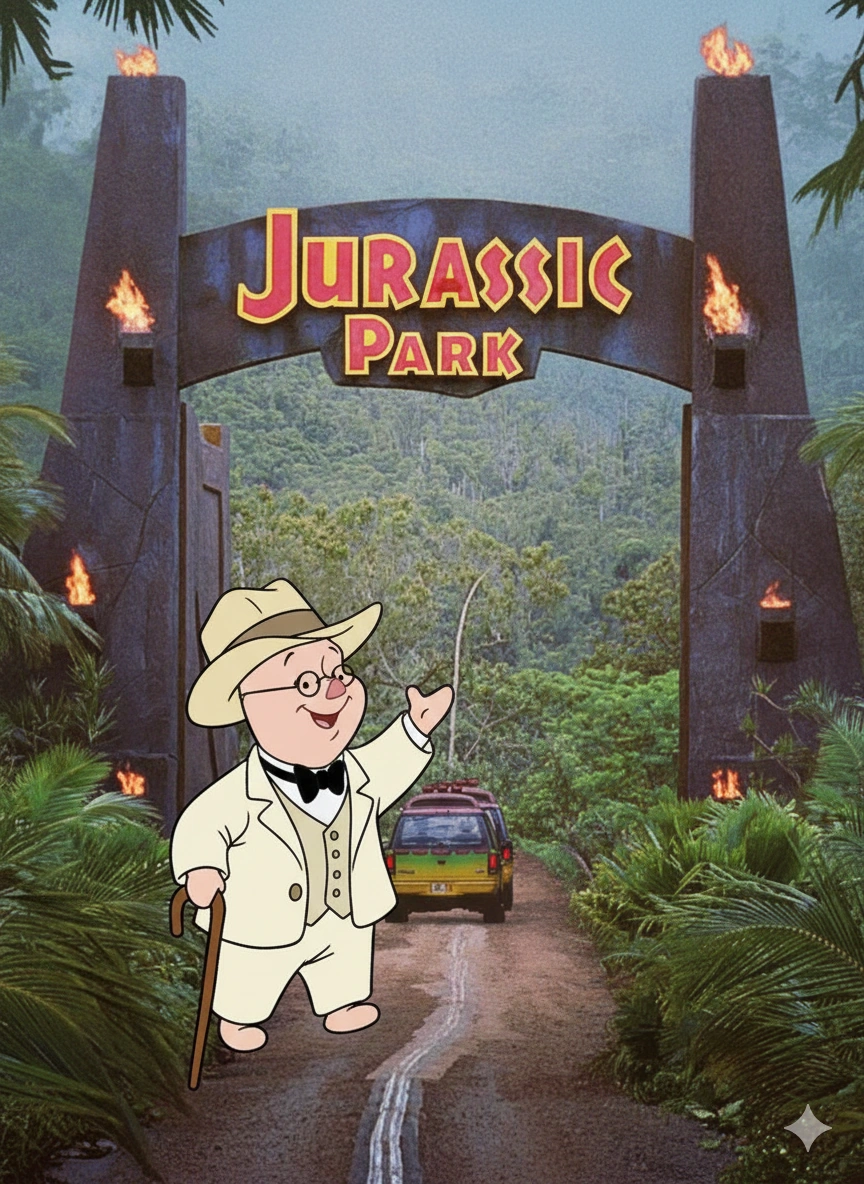 Piglet as John Hammond (Gemini) | Fan art Fun Wiki | Fandom