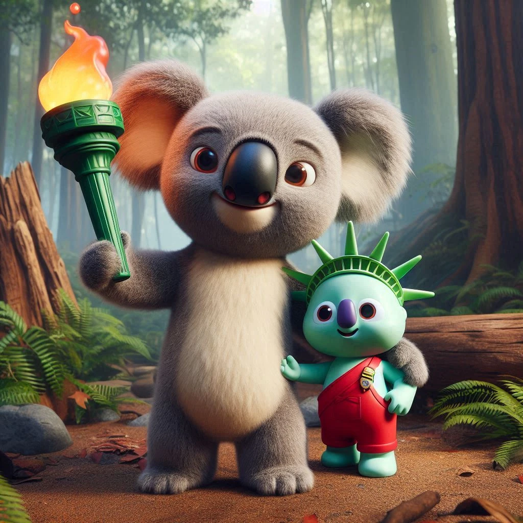 Nigel the Koala Meets Blinky Bill (Bing AI) by MaxietheFox2005 ...