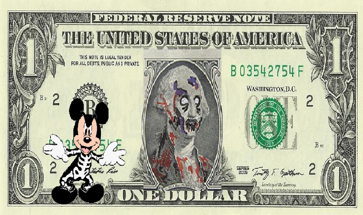 Harley Check - Scary Halloween (Dollar bill, art STUFF) | Fan art Fun ...