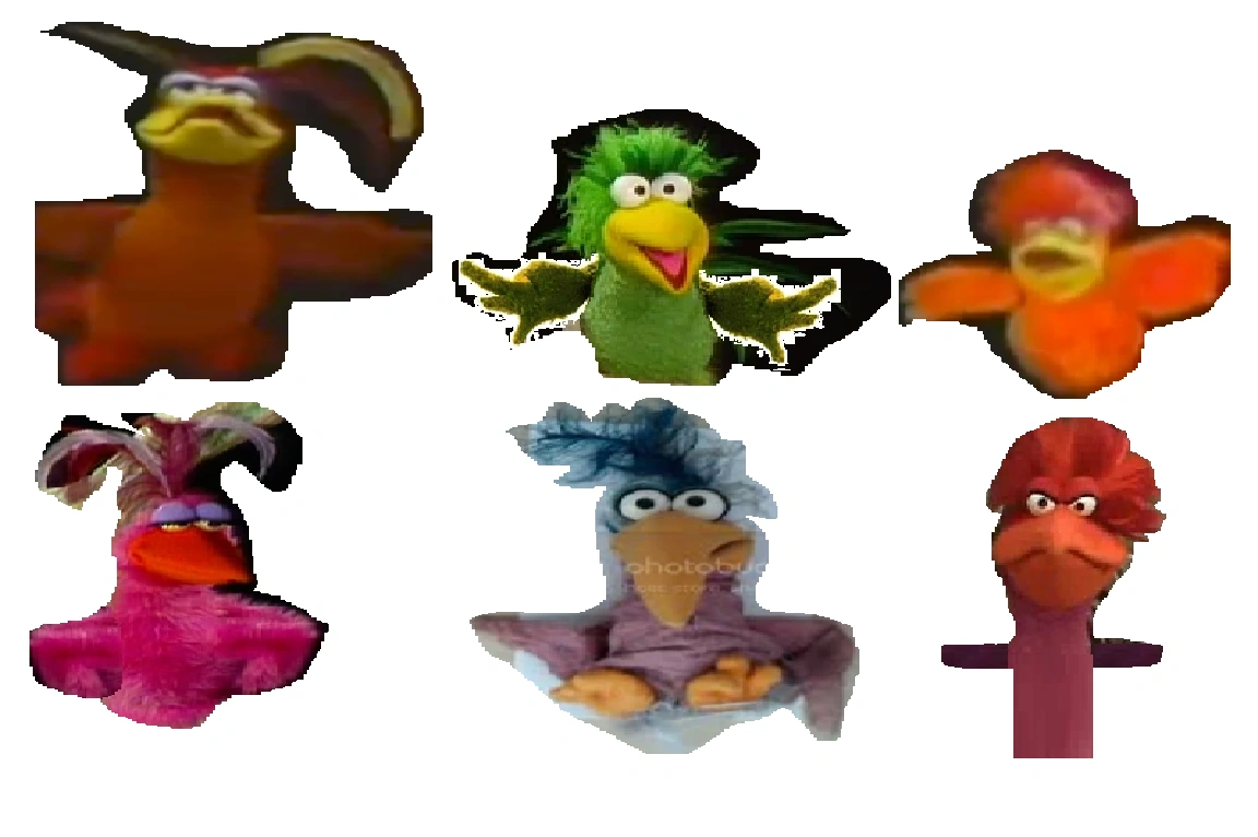 McDonald's Happy Meal The Muppet Birds Toys | Fan art Fun Wiki | Fandom