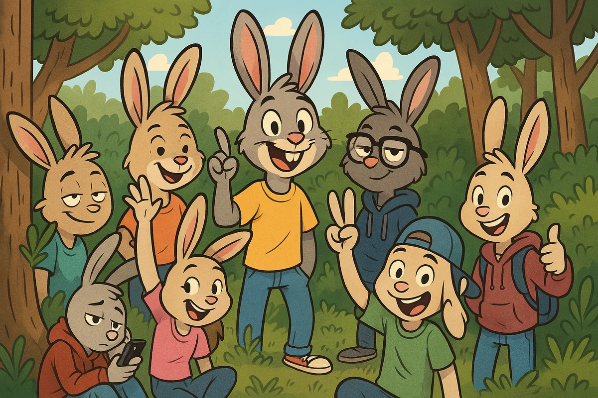 Rabbit teenager school (Copilot AI stuff) | Fan art Fun Wiki | Fandom