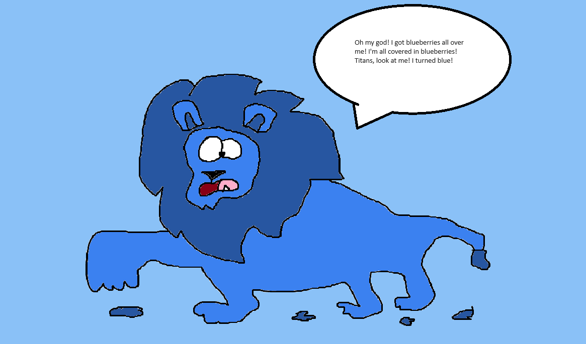 Blueberried Lion by SidabatheToonLord (DeviantArt stuff) | Fan art Fun ...