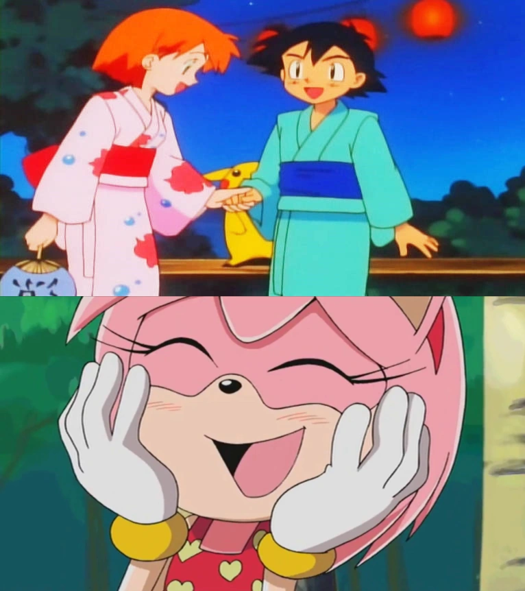 Amy Rose loves PokeShipping by MaxietheFox2005 (DeviantArt stuff) | Fan ...