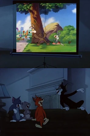 Tom and his friends laughing at Tiny Toon Adventures by ...