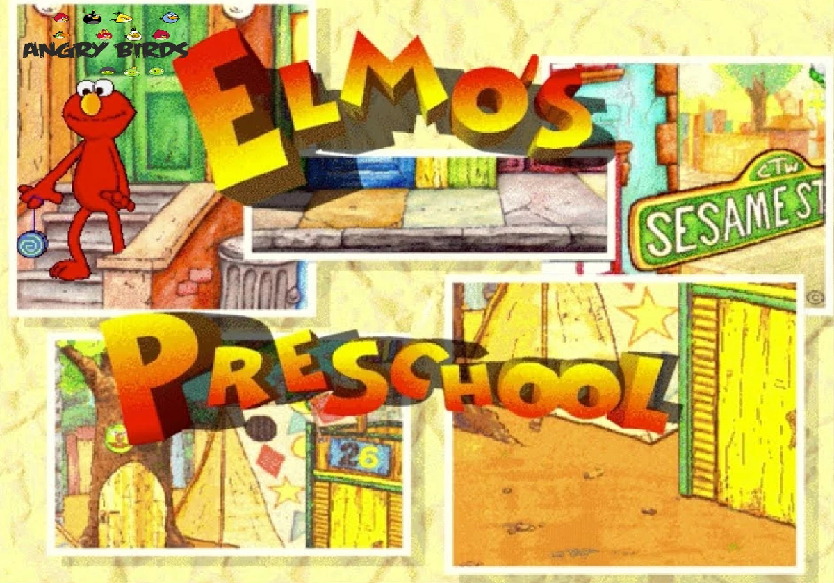 Angry Birds Elmo's Preschool Logo | Fan art Fun Wiki | Fandom