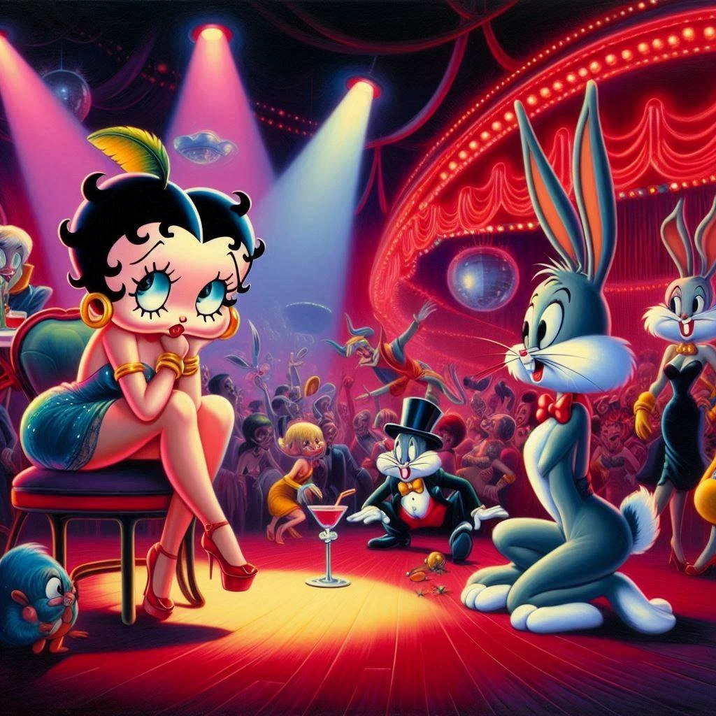 Betty Boop meets Bugs Bunny (AI stuff) | Fan art Fun Wiki | Fandom