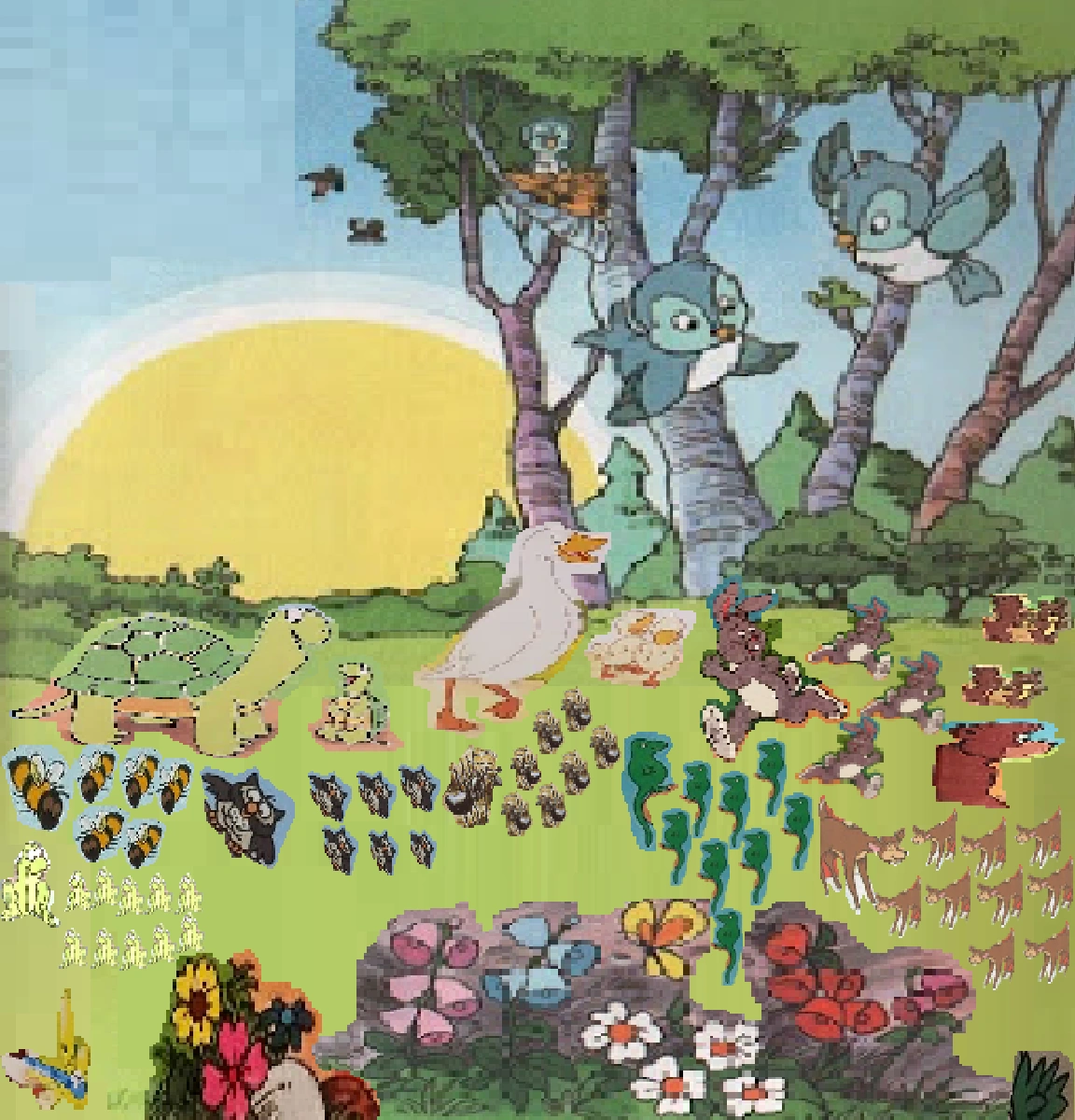 Over in the Meadow: A Counting Rhyme (1992, Olive A. Wadsworth, Darrell ...