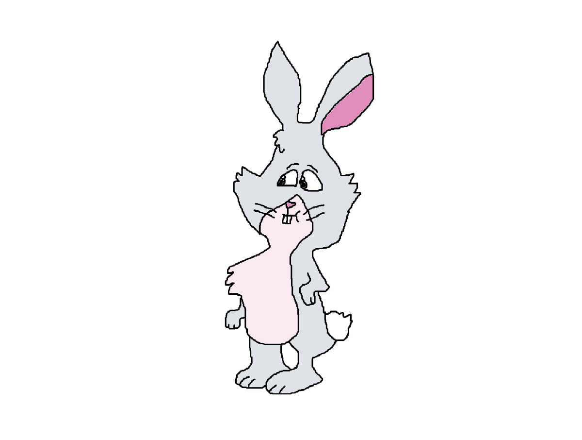 Bouncy Rabbit Cartoon (Drawing Teachers stuff, Rabbit) | Fan art Fun ...