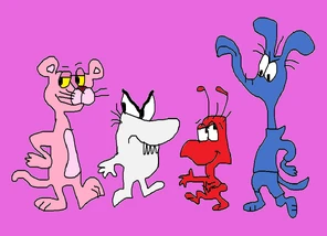 Quentin Tracy "RT" 1968 - Modern UPA styled Pink Panther and Pals ...
