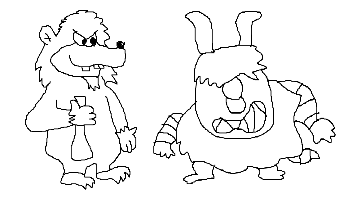 Big Paw and Backson (art STUFF) | Fan art Fun Wiki | Fandom