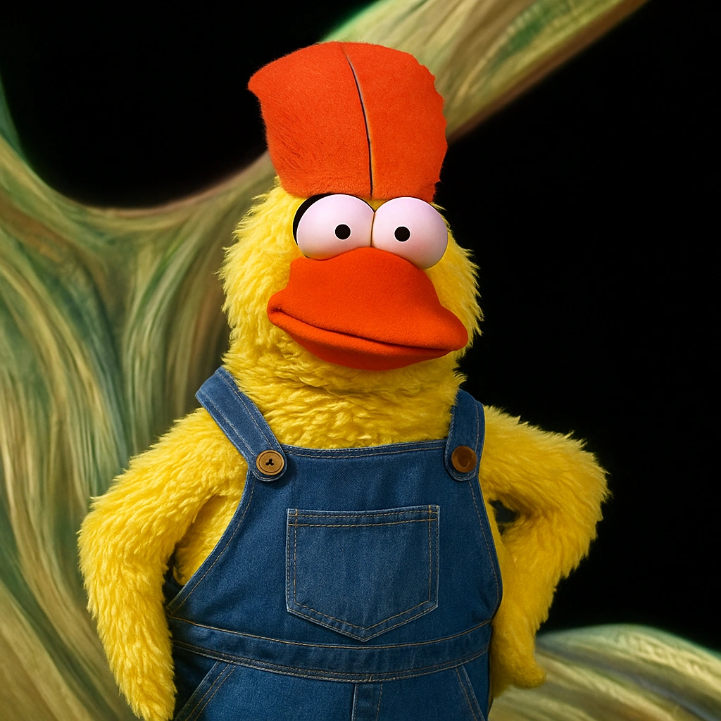 Gerald Bird Wears Overalls (Imgtoimg.ai) | Fan art Fun Wiki | Fandom