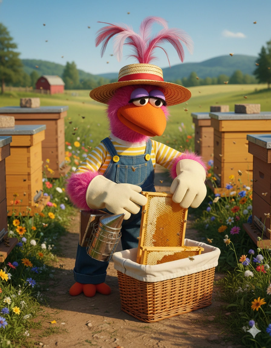 Shirley Bird Visits the Farm (Muppet Wiki Stuff) | Fan art Fun Wiki ...