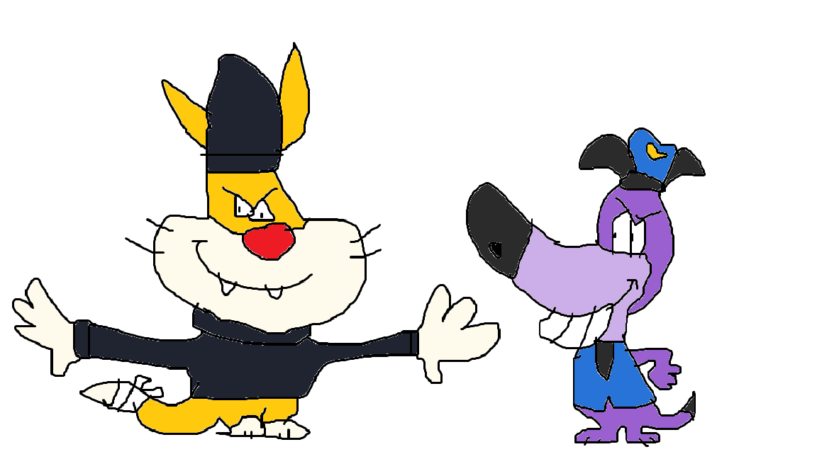 Rowdy and Peanut (Xilam style) (art STUFF) | Fan art Fun Wiki | Fandom