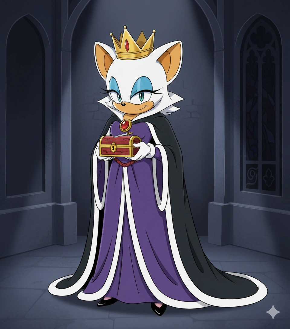 Rouge the Bat as The Evil Queen (Gemini) | Fan art Fun Wiki | Fandom