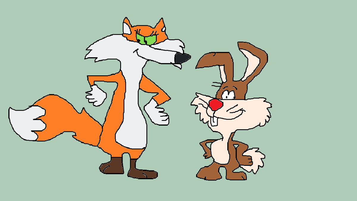 Quick Brown Fox and Rapid Rabbit by SidabaTheToonLord (DeviantArt stuff) | Fan art Fun Wiki | Fandom