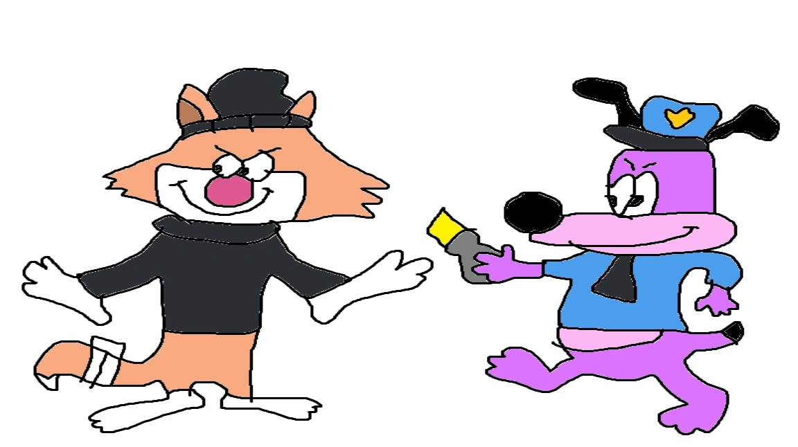 Rowdy and Peanut (Screen Gems Cartoons style) (art STUFF) | Fan art Fun ...