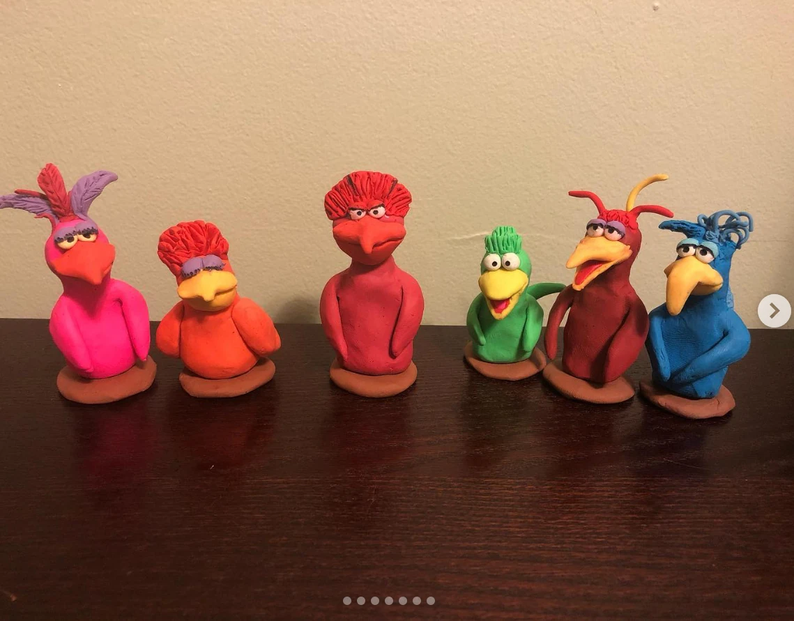 The Muppet Birds (Luke's Clay Muppets) | Fan art Fun Wiki | Fandom