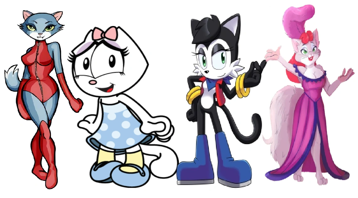 Female anthropomorphic cat characters 7 by MaxietheFox2005 (DeviantArt ...