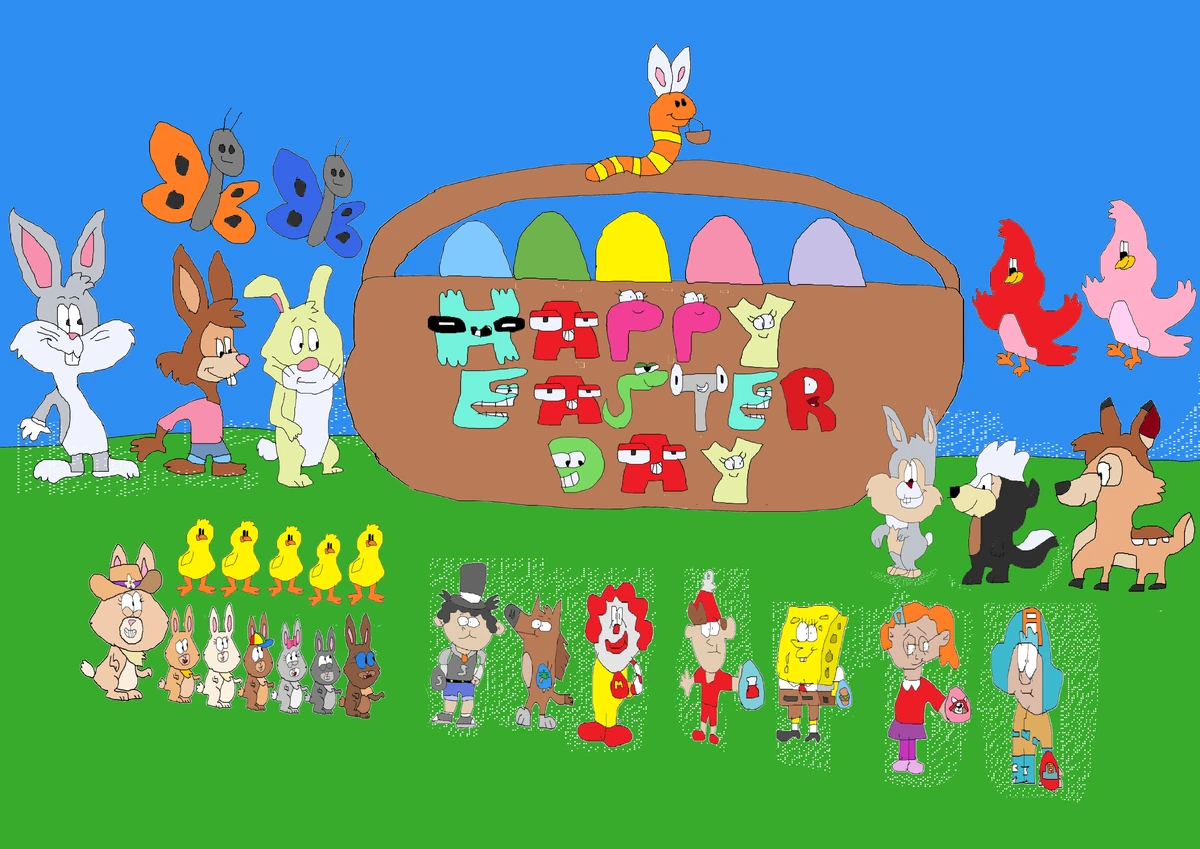 Happy Easter Day 2024 by SidabaTheToonLord (DeviantArt stuff) | Fan art ...