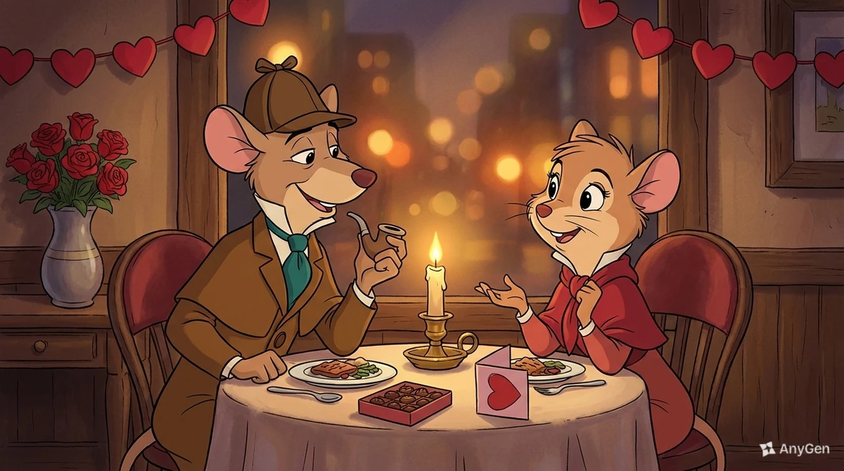 Basil Has A Valentine Dinner With Mrs. Brisby V2 by timmybrisbyfan1925 ...