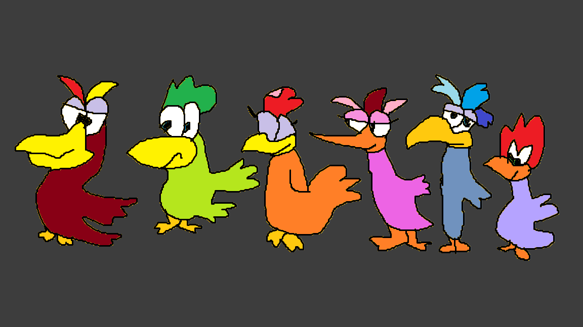 The Muppet Birds by JonBrangwynne (DeviantArt stuff) | Fan art Fun Wiki ...