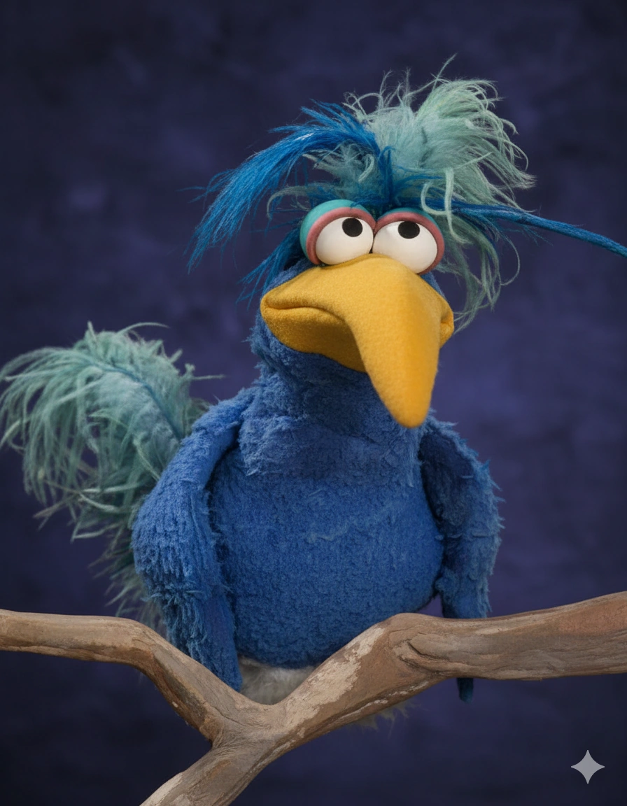 Mel Bird in claymation style (Muppet Wiki stuff) | Fan art Fun Wiki ...