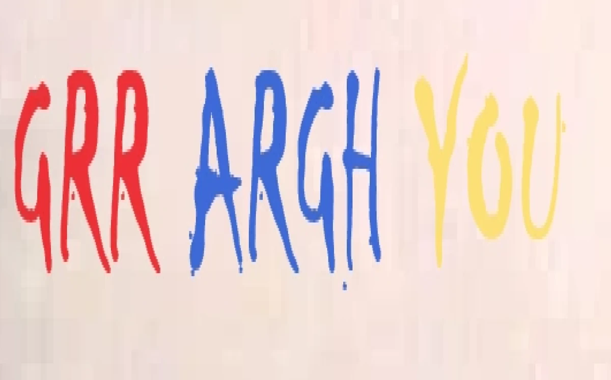 Grr Argh You Logo | Fan art Fun Wiki | Fandom