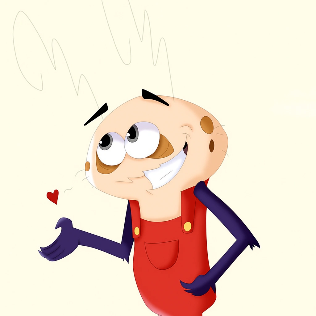 Reg Roach Wears Overalls V0 (ImgTolmg.ai) | Fan art Fun Wiki | Fandom