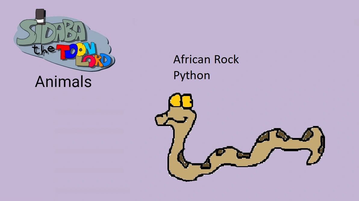 STTL Animals : African Rock Python by SidabaTheToonLord (DeviantArt ...
