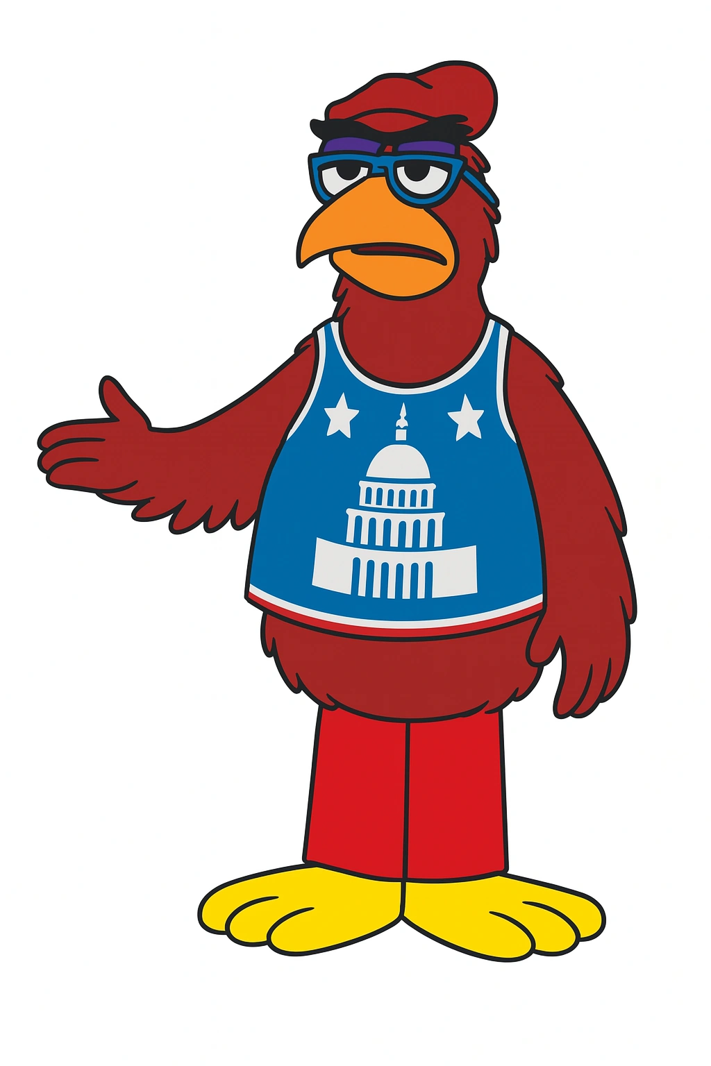 Harvey Bird Wears Kermit's Olympics Shirt (Copilot ai) | Fan art Fun ...