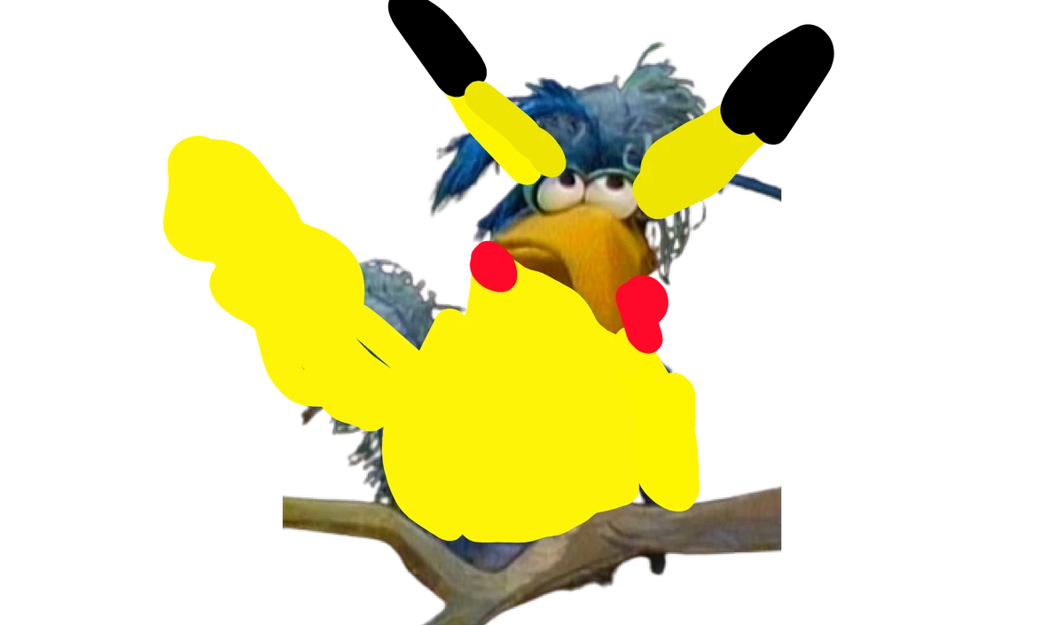 Mel Bird Dressed as Pikachu | Fan art Fun Wiki | Fandom