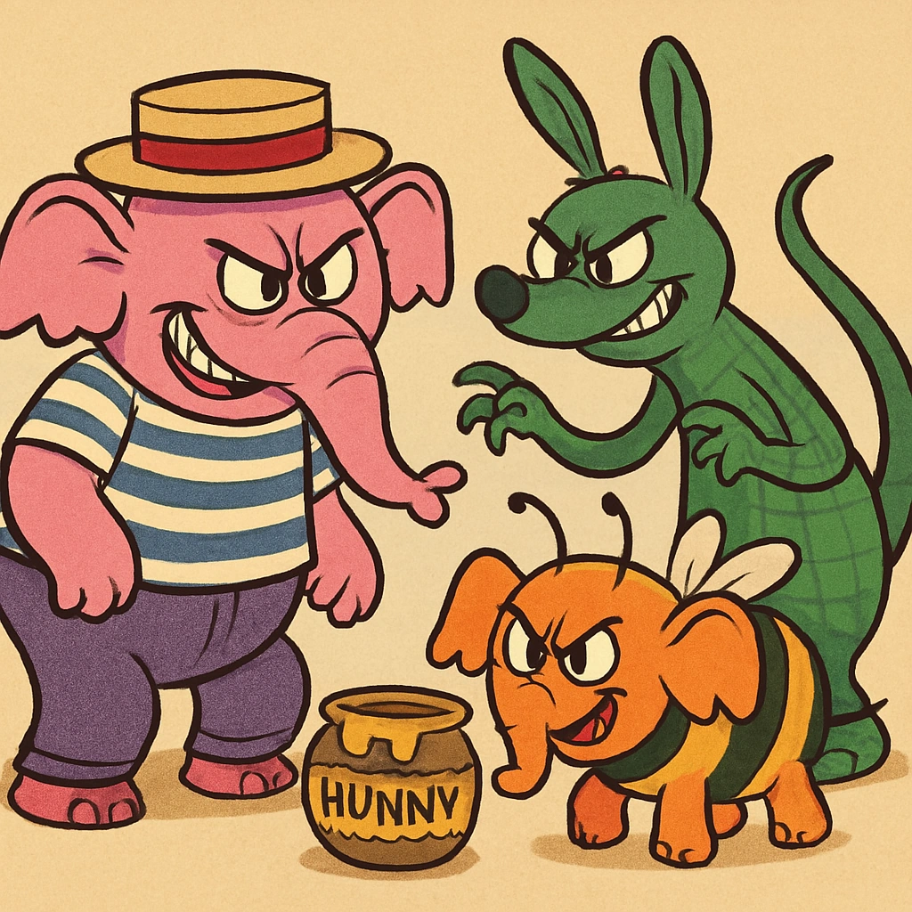 Heffalumps and Woozles, steal honey (Copilot AI stuff) | Fan art Fun Wiki | Fandom