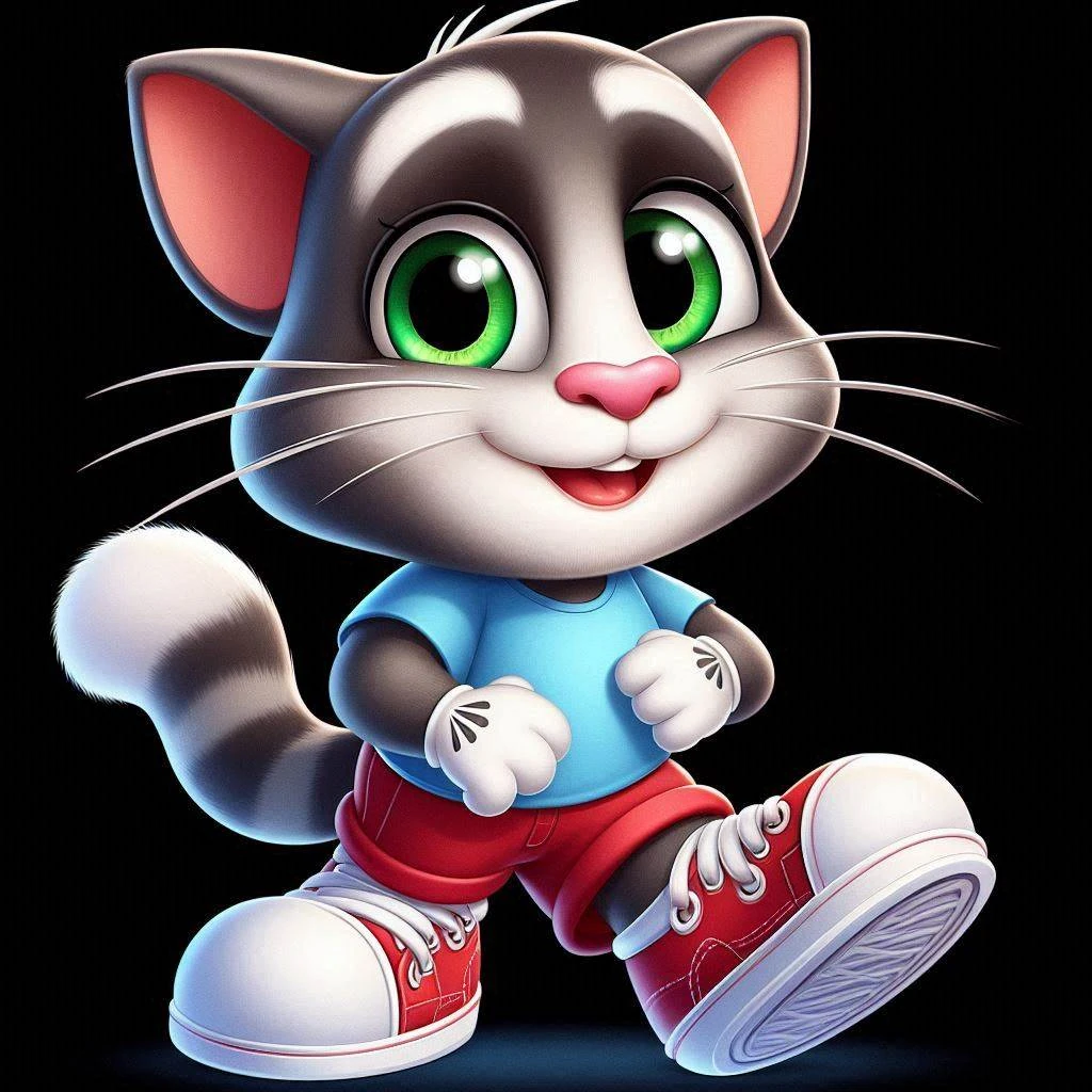 Talking Tom in a Toontown Preschool outfit (AI stuff) | Fan art Fun ...
