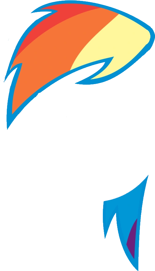 Rainbow Dash’s hair (My Little Pony) vectors by timmybrisbyfan1925 ...