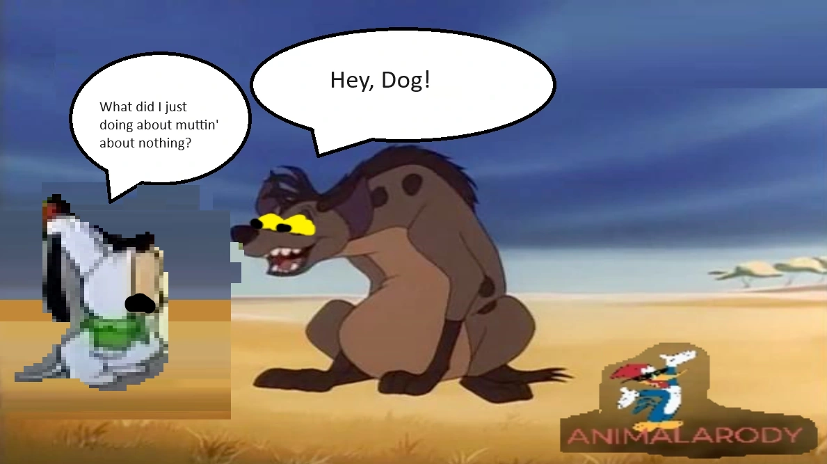 Annoying Hyena annoys Dog (February 2, 2011) by Animalarody (DeviantArt ...