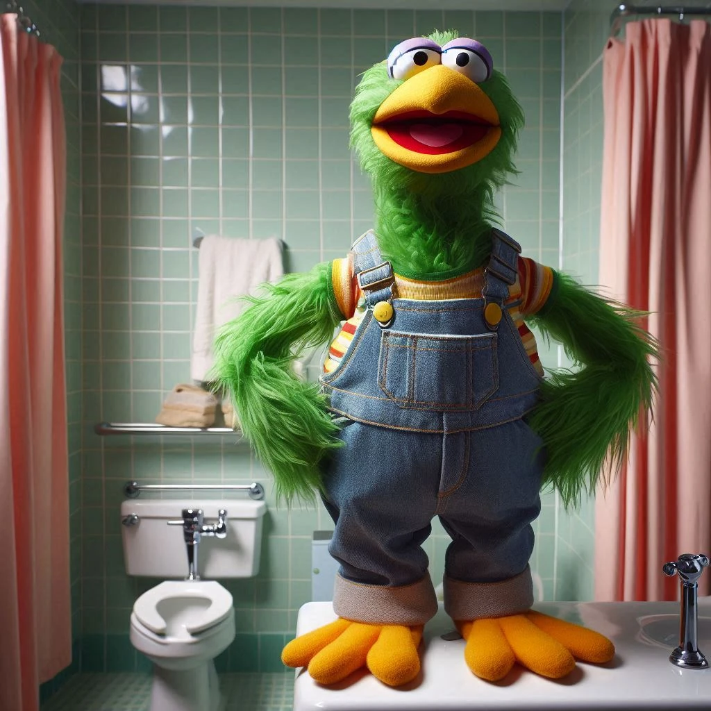 The Same Photo While I Pee Clyde Bird (from Bing Image Creator) | Fan ...