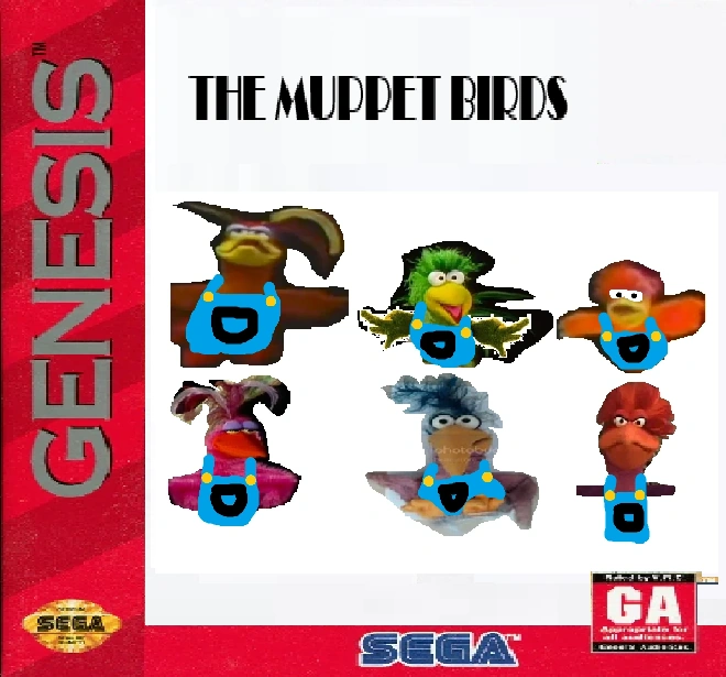 The Muppet Birds (Sega Genesis) (Video game stuff) | Fan art Fun Wiki ...
