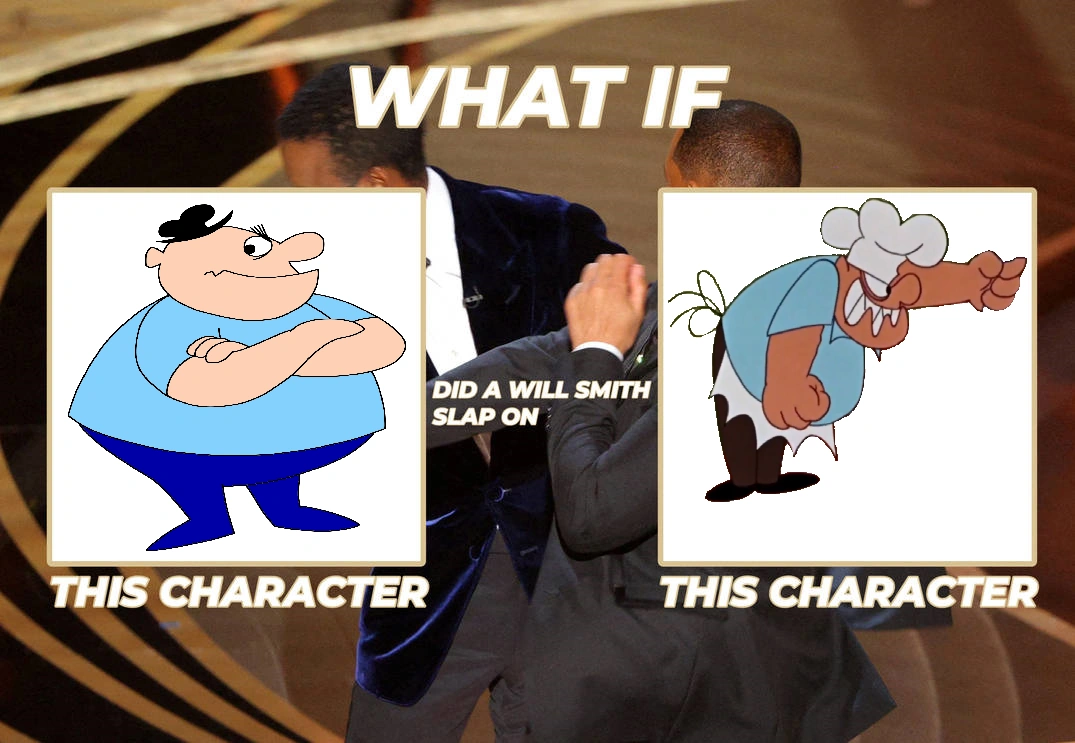 What if Clint Clobber (Terrytoons) does a Will Smith slap on Clint ...