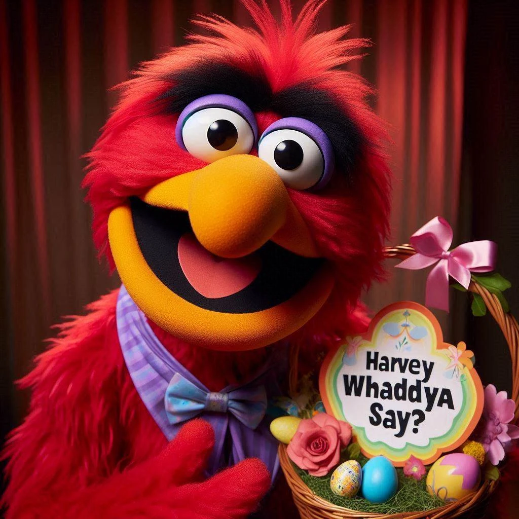 Harvey Bird with Easter Basket (AI stuff) | Fan art Fun Wiki | Fandom