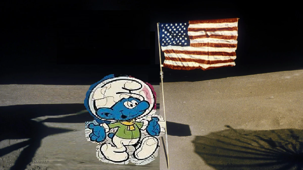 The First Smurf in Space | Fan art Fun Wiki | Fandom