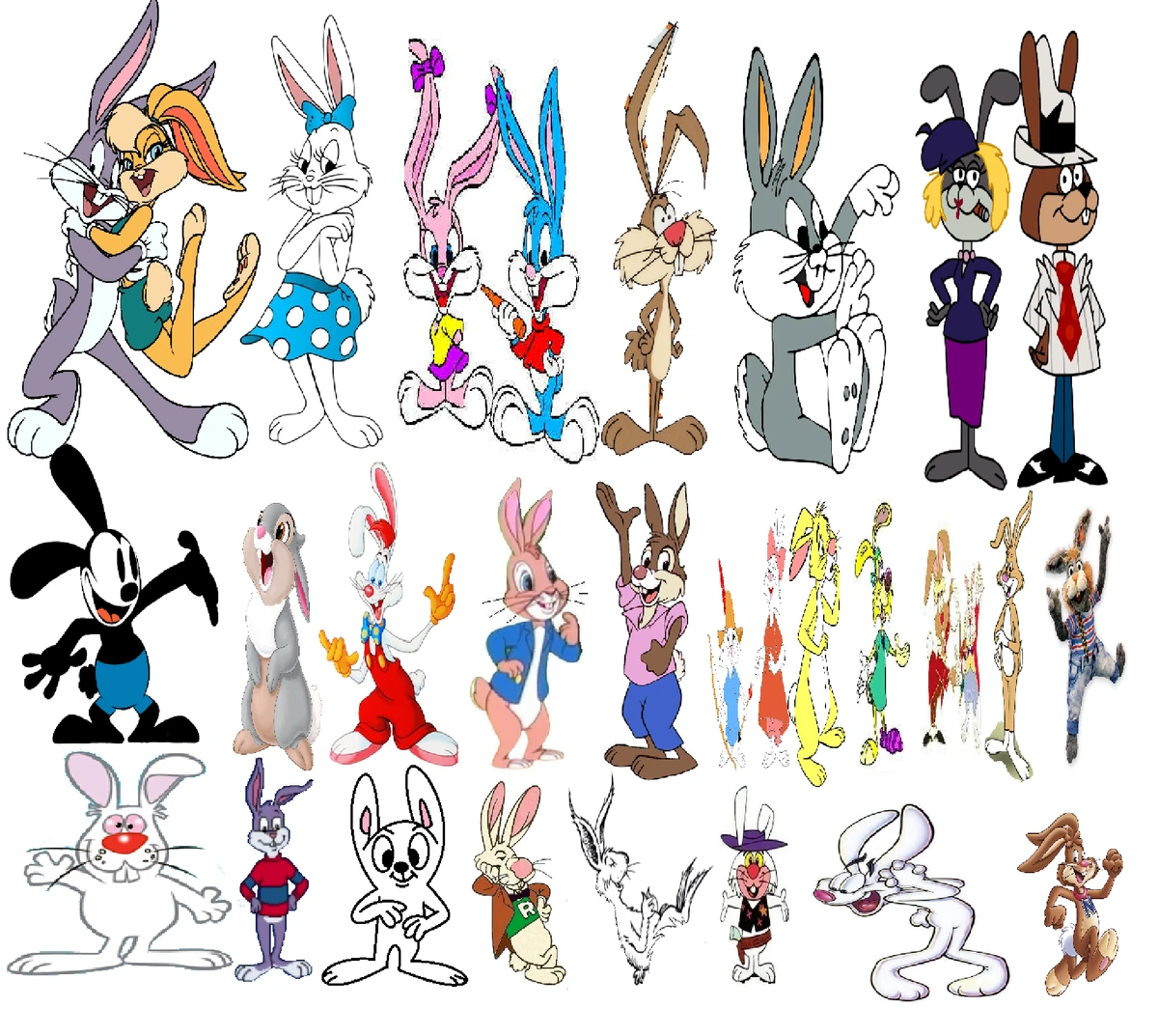 ToonoNuttoHolic88 - Bugs Bunny's Rabbit Gang (DeviantArt stuff, art ...