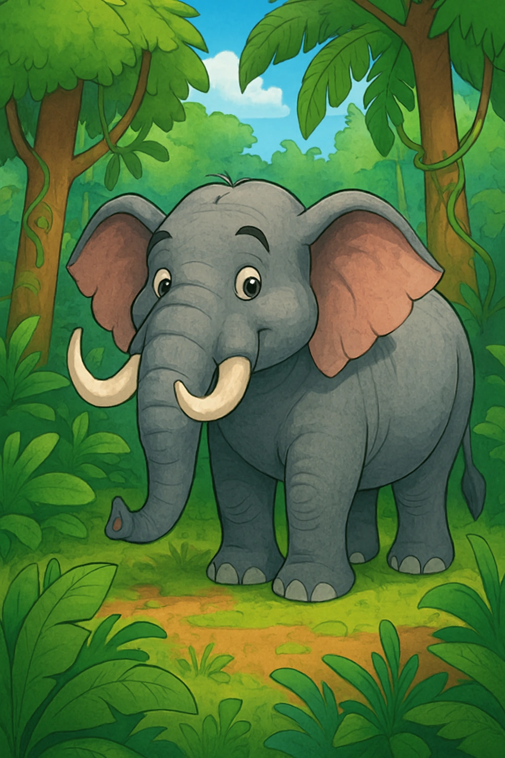 Elephant in the jungle (Copilot AI stuff) | Fan art Fun Wiki | Fandom